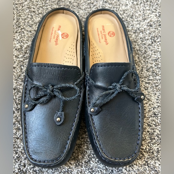 Marc Joseph | Shoes | Navy Blue Marc Joseph New York Pacific Mule In ...